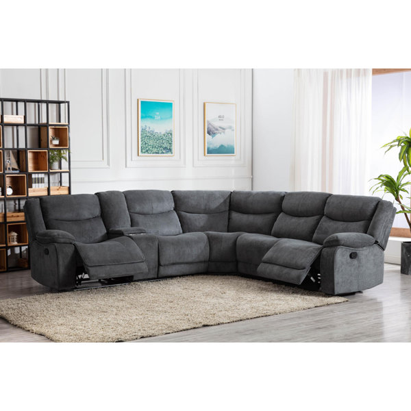 Hokku Designs Stackhouse Upholstered Sectional | Wayfair