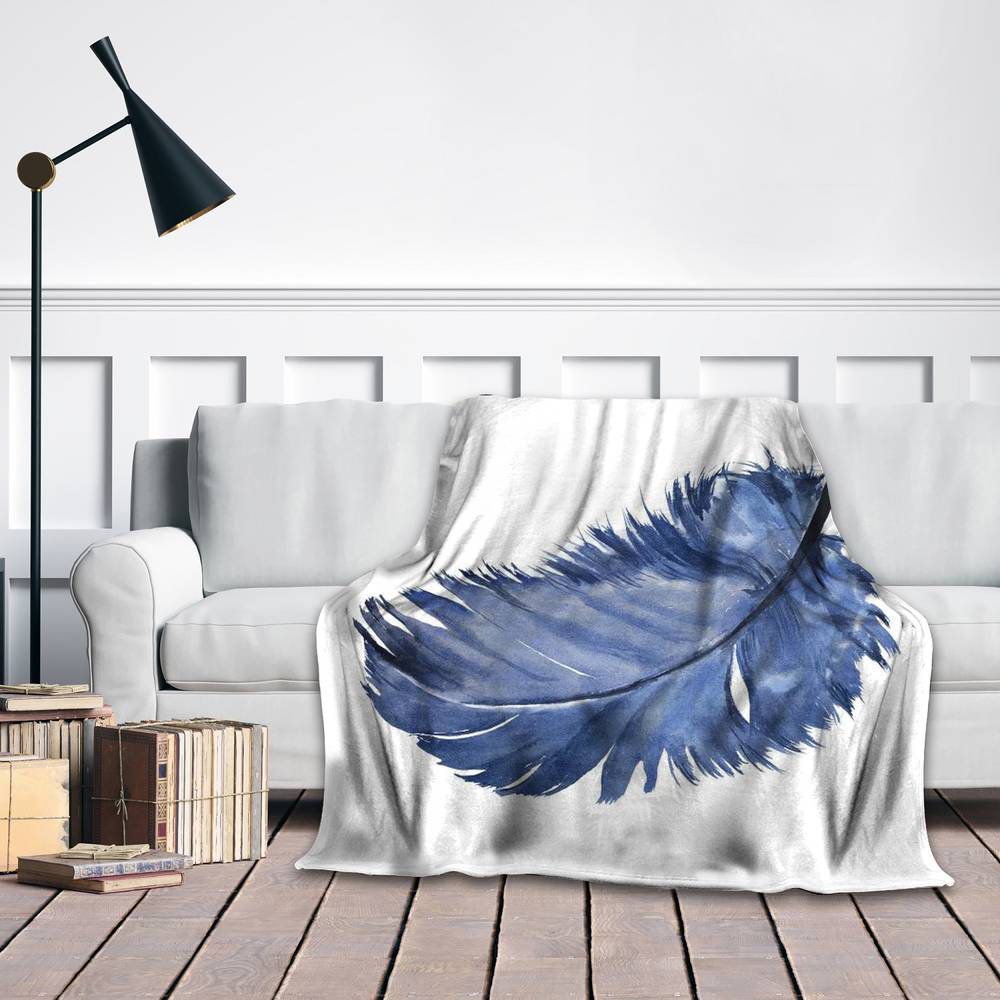 Begin Edition International Inc. Feather Fleece Blanket | Wayfair