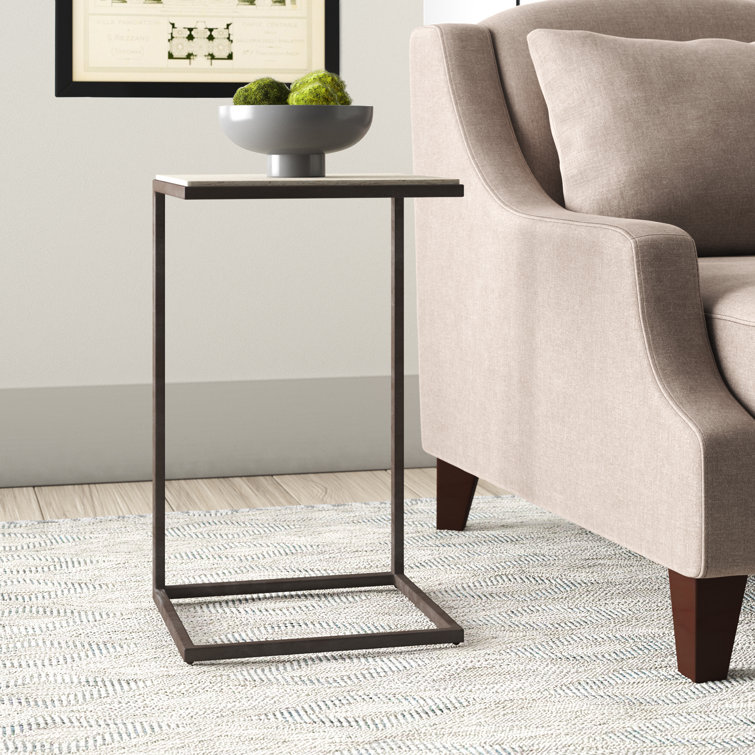 Greyleigh™ Kressley 26'' Tall Stone C Table End Table & Reviews | Wayfair