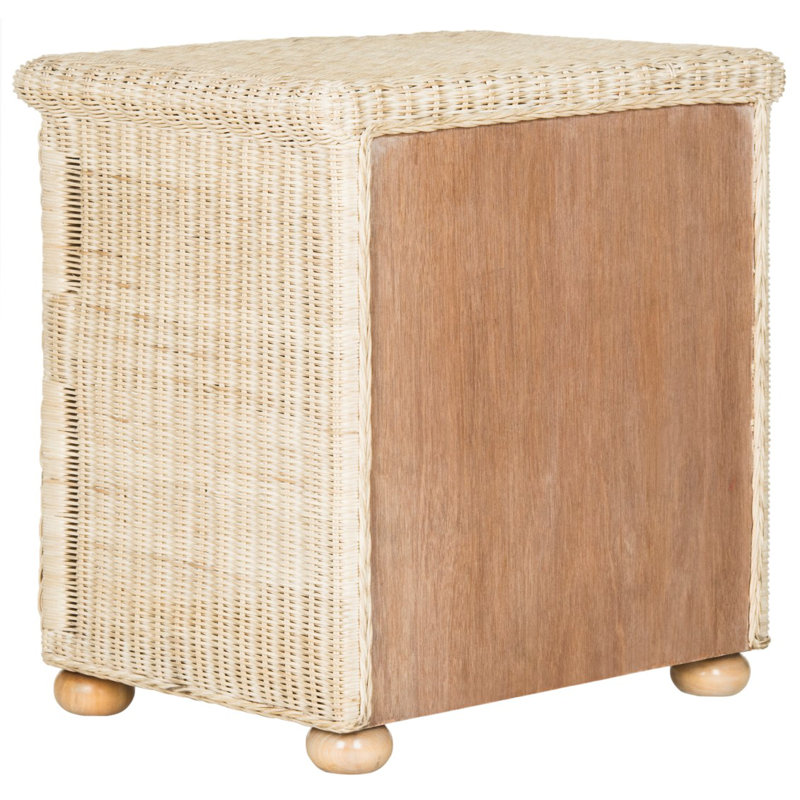 August Grove® Willow Rattan/Wicker Nightstand & Reviews | Wayfair