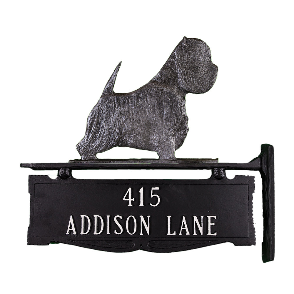 Montague Metal Products 2-Line Address Post | Wayfair