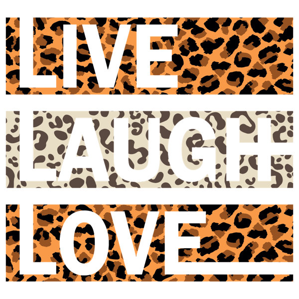 DS Inspirational Decals, LLC Live Laugh Love Wall Decal | Wayfair