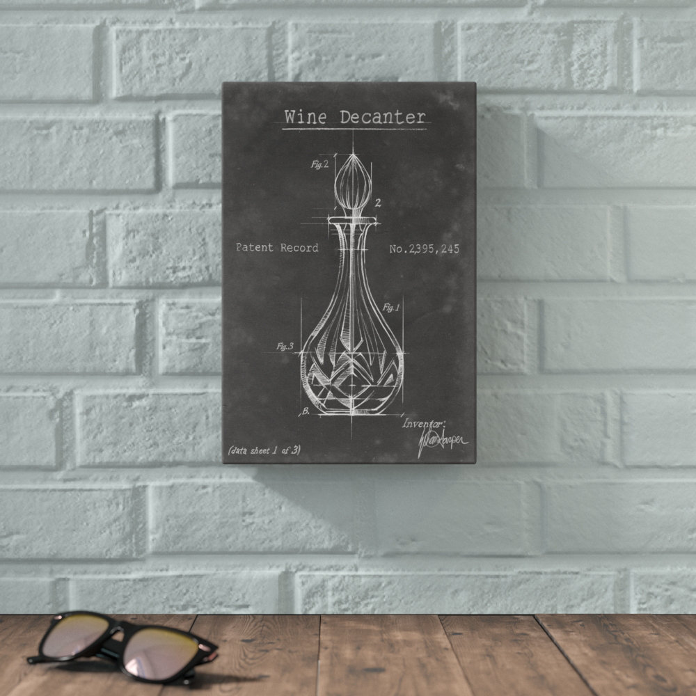 Williston Forge Barware Blueprint VIII by Ethan Harper - Drawing Print ...