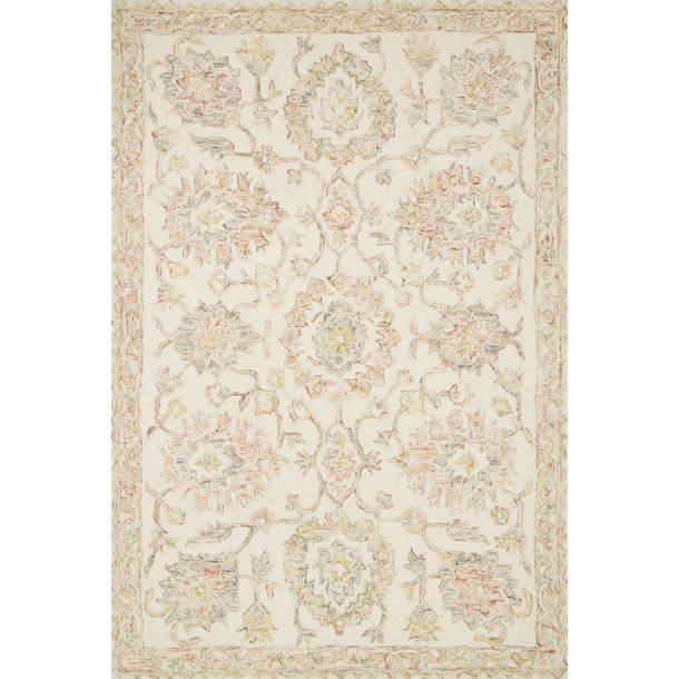 Aden Handmade Wool Ivory/Neutral Rug & Reviews | Birch Lane