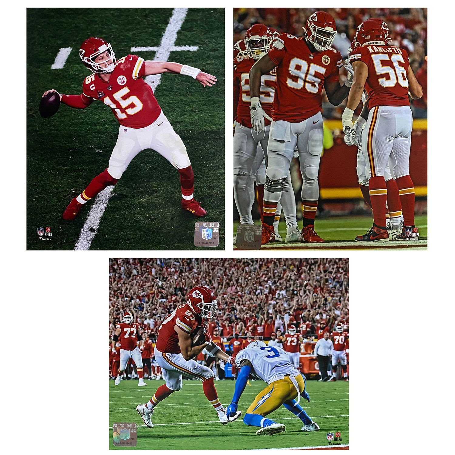 WallsThatSpeak Patrick Mahomes, Travis Kelce, Chris Jones, George ...