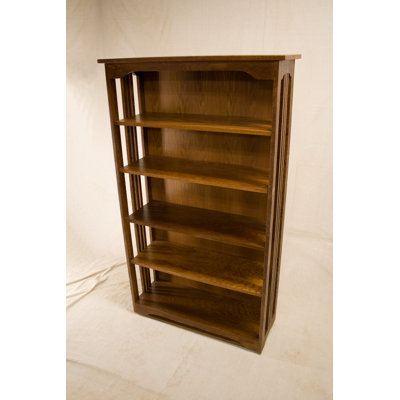 Loon Peak® Jagger 72'' H x 35.5'' W Solid Standard Bookcase | Wayfair