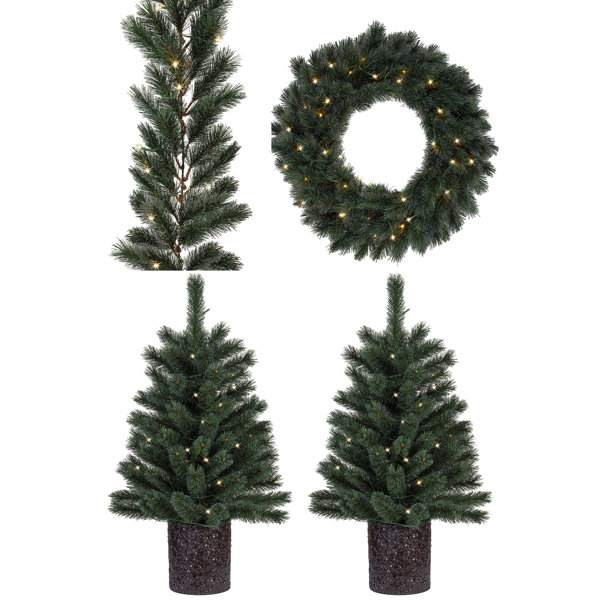 Kaemingk Mini Tree Set | Wayfair.co.uk