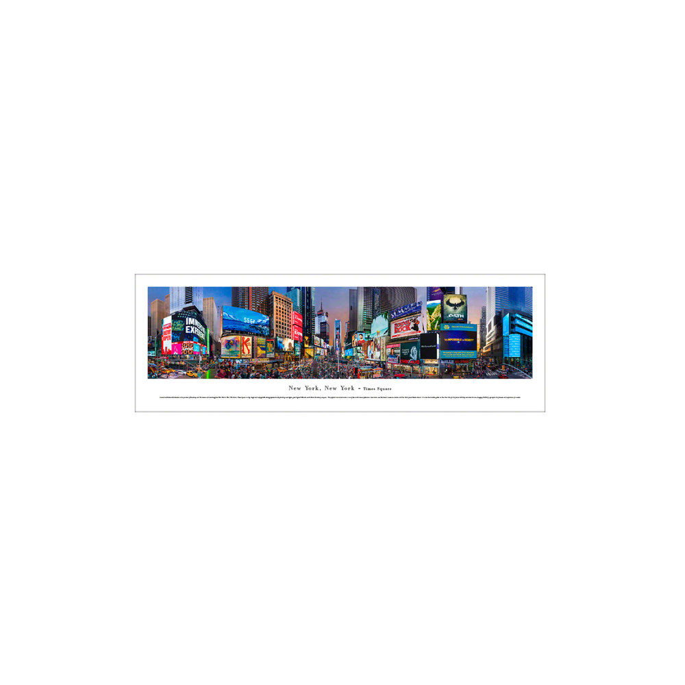 Latitude Run® New York Times Square by James Blakeway - Picture Frame ...