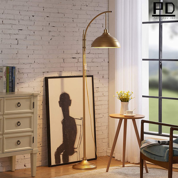 PARA DOC INC Industrial Floor Lamp Modern Rustic Task Floor Lamp In ...