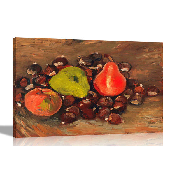 ClassicLiving Still Life With Fruits by Vincent Van Gogh - Wrapped ...