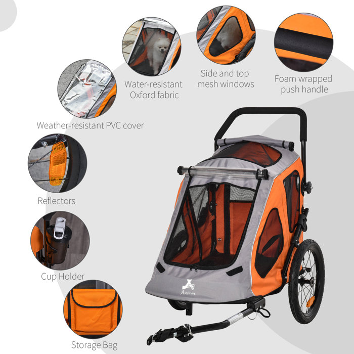 Aosom Folding Standard Stroller & Reviews | Wayfair