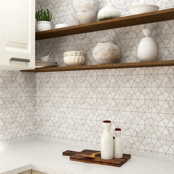 ES Stone 3" x 3" Porcelain Novelty Mosaic Wall & Floor Tile | Wayfair
