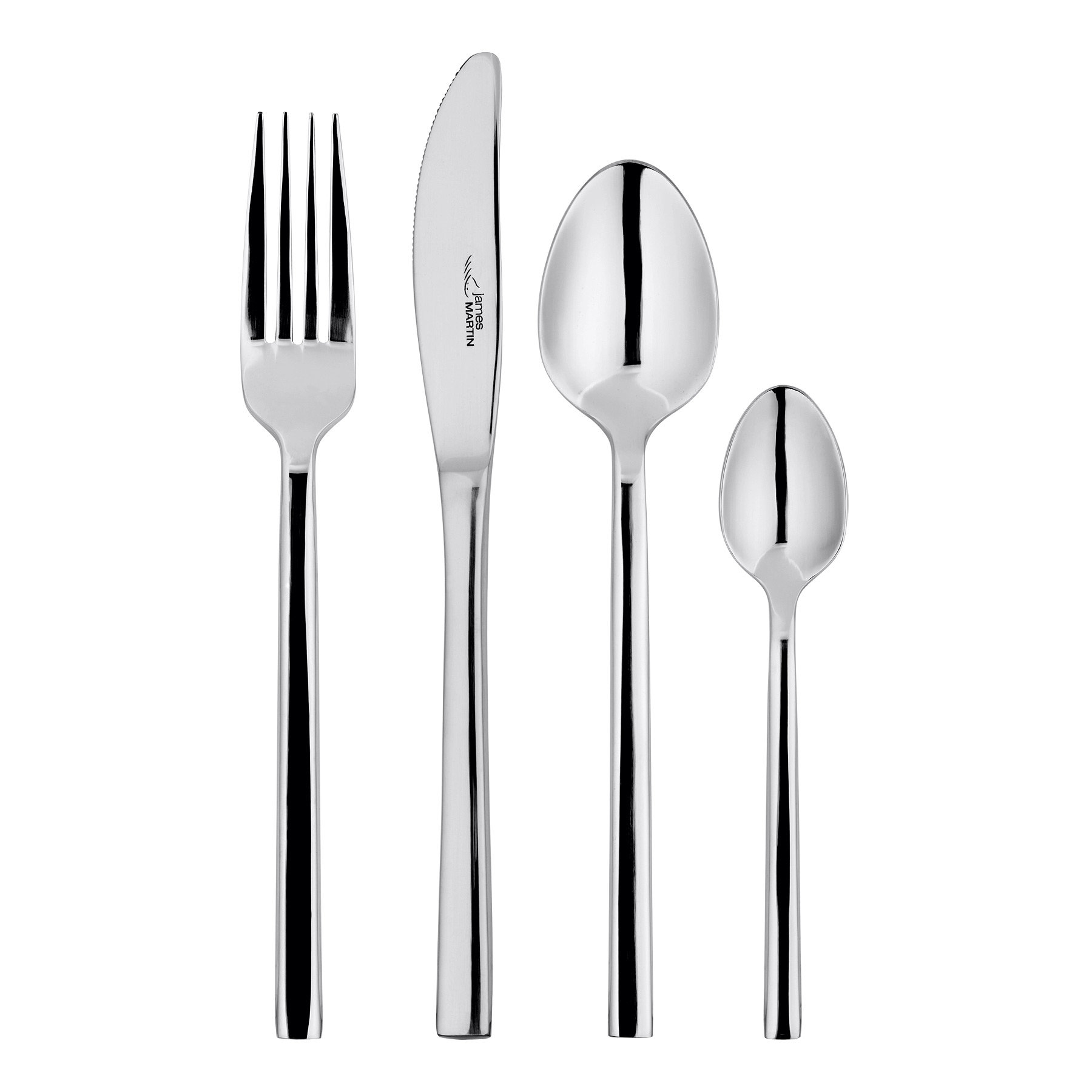 Stellar James Martin 24 Piece Stainless Steel Cutlery Set , Service for 6 & Reviews | Wayfair.co.uk
