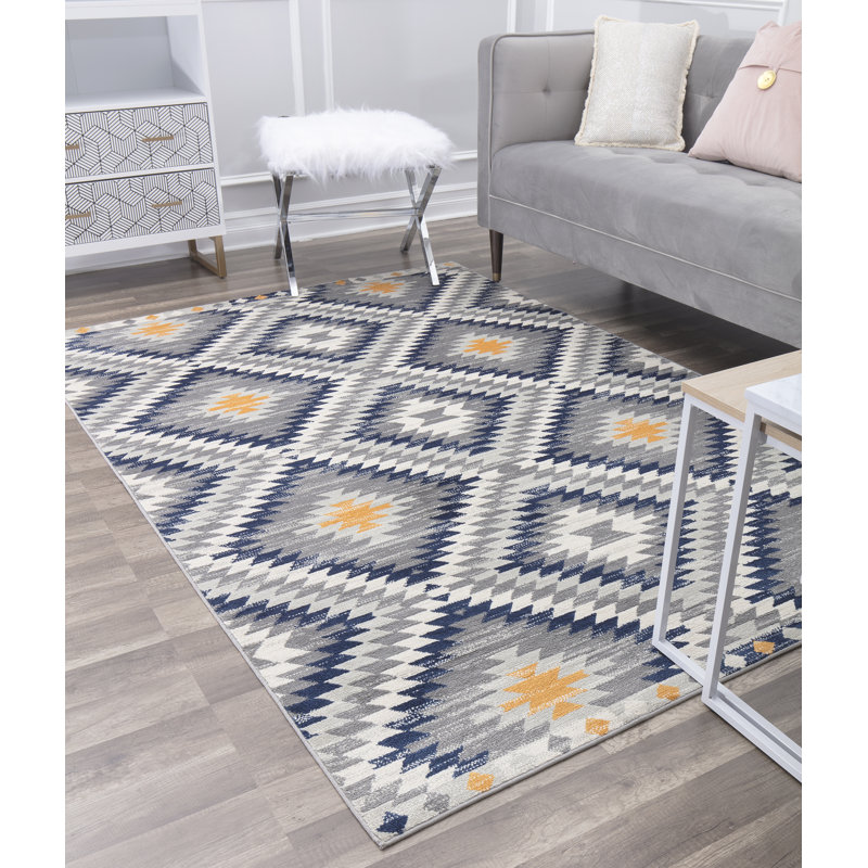 CosmoLiving by Cosmopolitan Fontana Power Loom Grey Rug & Reviews ...