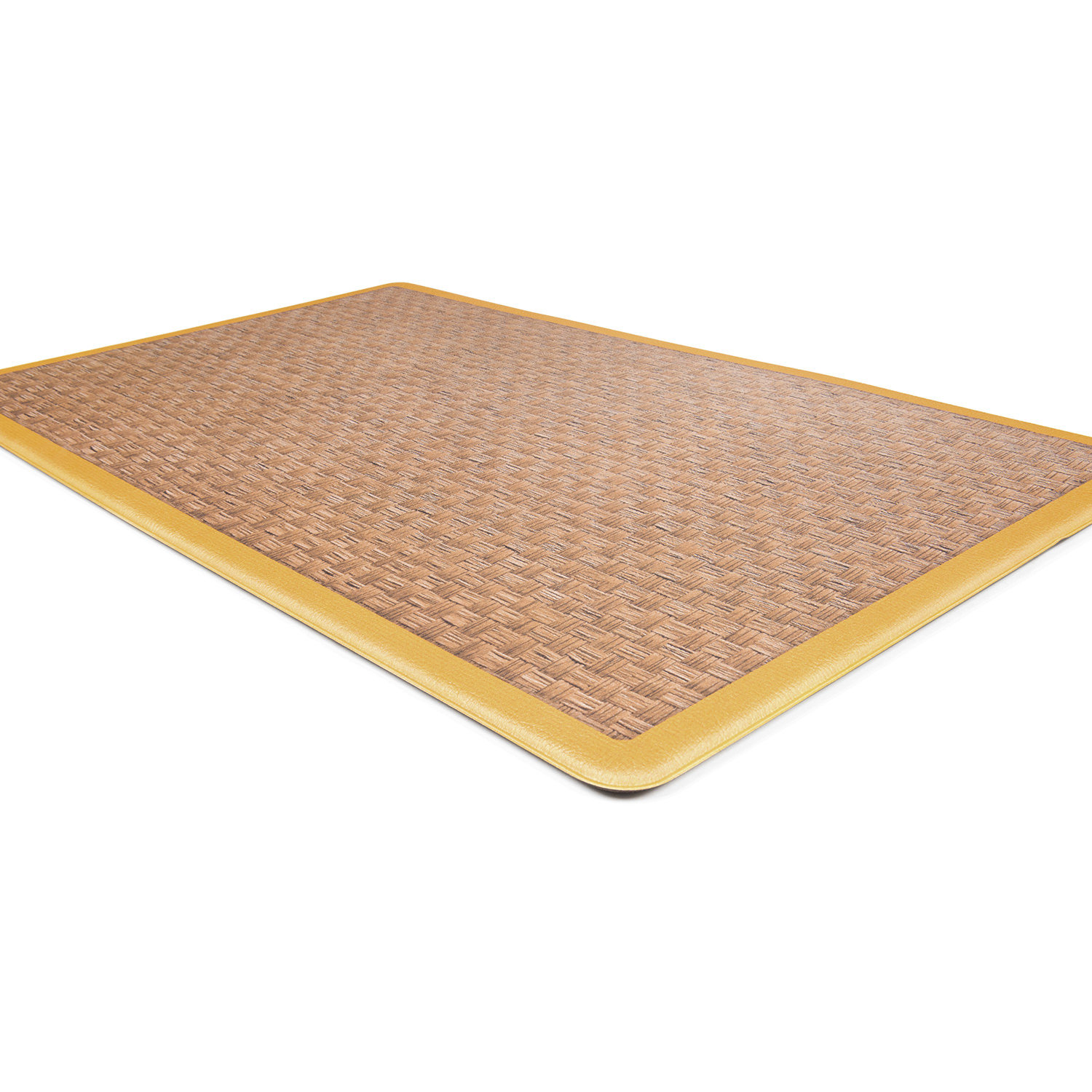 Wade Logan® Aizhan Natural Border Anti-Fatigue Standing Mat | Wayfair