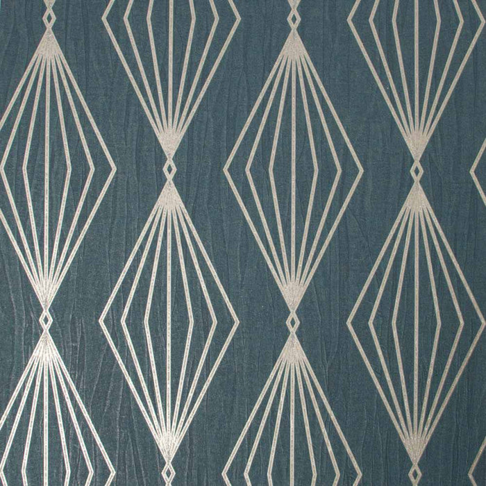 Everly Quinn Roselyn Geometric Wallpaper & Reviews | Wayfair