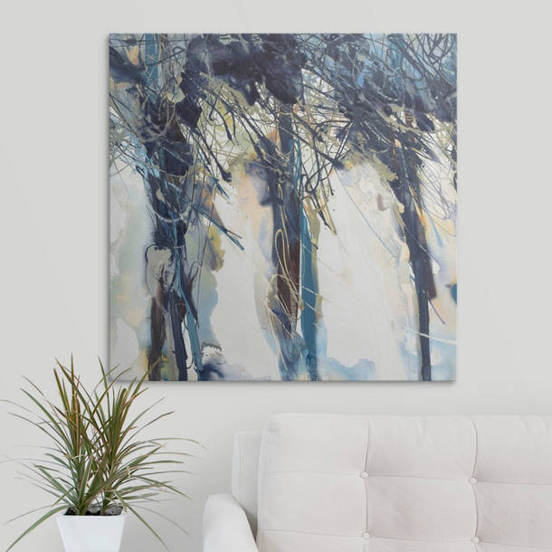 Wrought Studio Funkley Black Streaks II by PI Studio Print | Wayfair