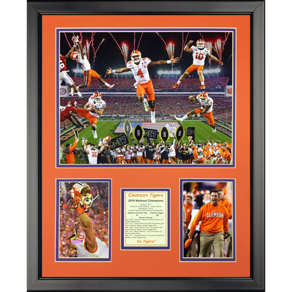 Legends Never Die Clemson Tigers 2016 College Football Champions ...