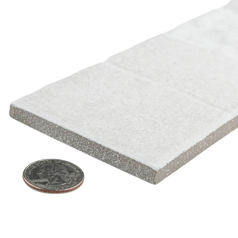 Merola Tile Blend 3" x 17.5" Porcelain Stone Look Subway Wall Tile ...