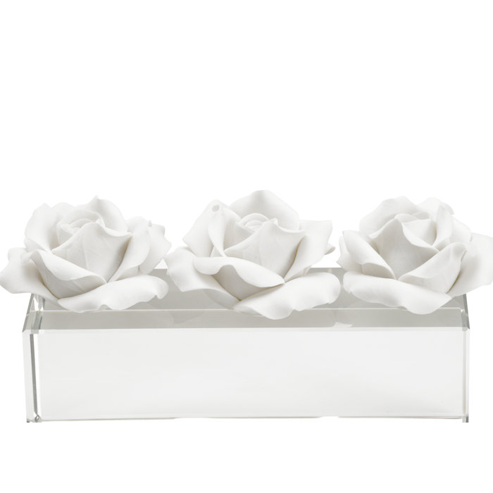 Chelsea House Rose Pave Sculpture | Wayfair