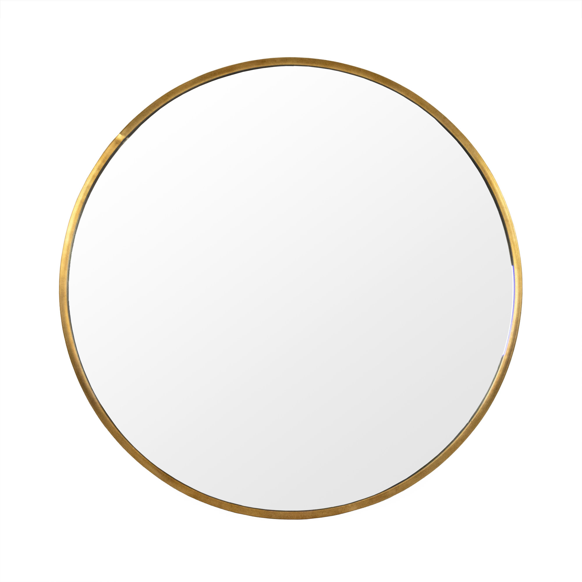 Mercer41 Drye Round Metal Wall Mirror & Reviews | Wayfair