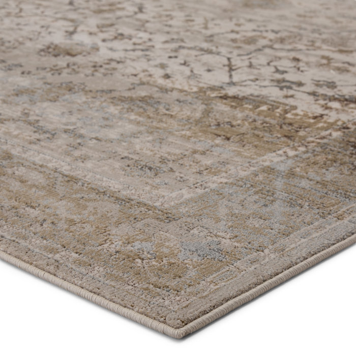 Birch Lane™ Lynnette Gray/Beige Rug & Reviews | Wayfair