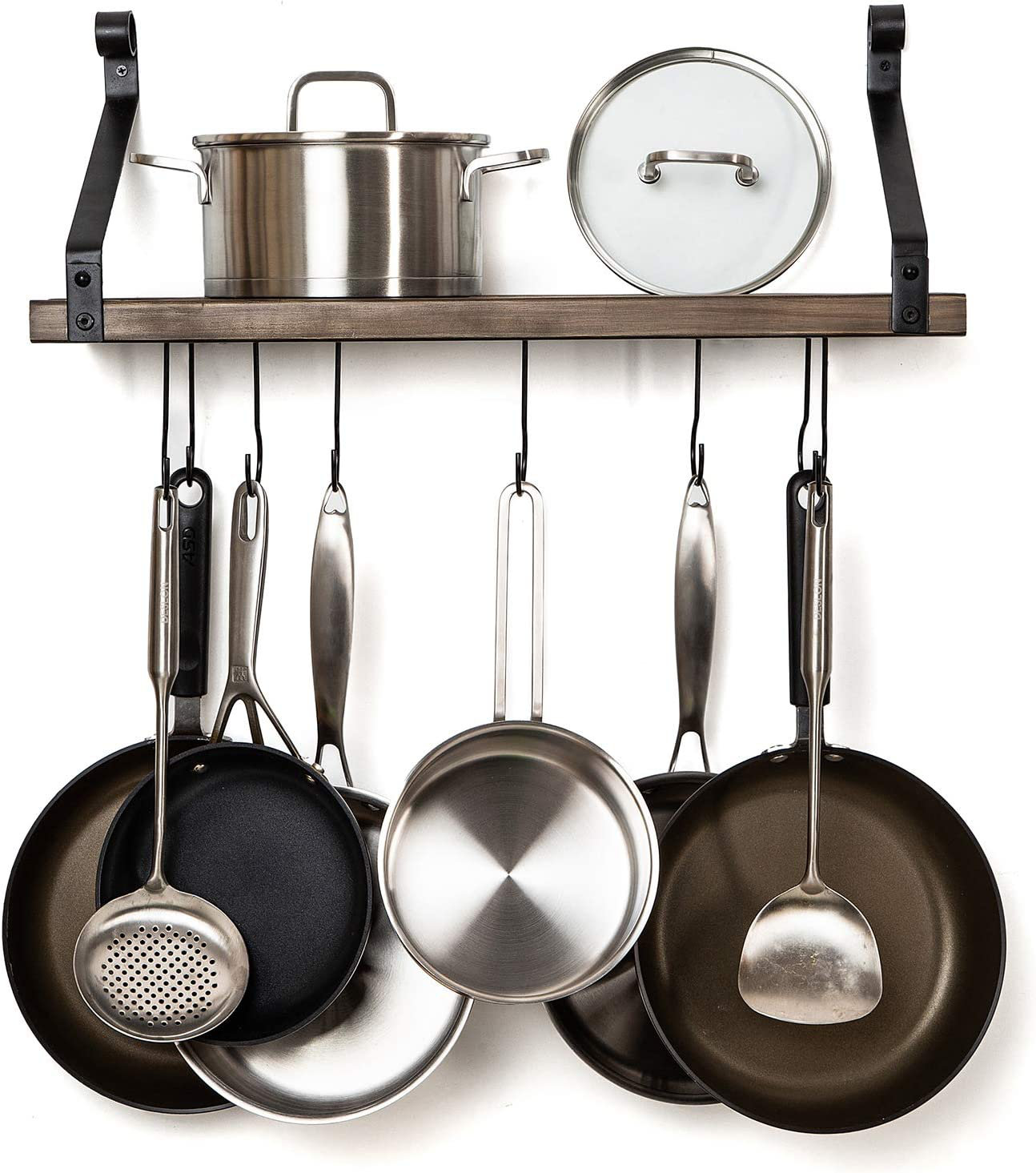 17 Stories Wall Mounted Pot Rack | Wayfair