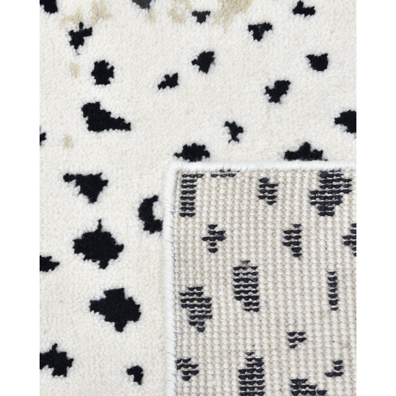 Solo Rugs Hand-Knotted Animal Print Area Rug in Ivory & Reviews | Perigold