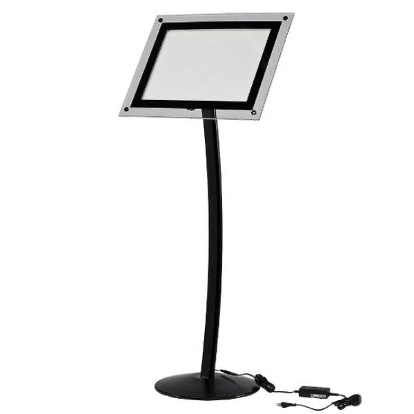 MT Displays Curved Sign Holder with Acrylic | Wayfair