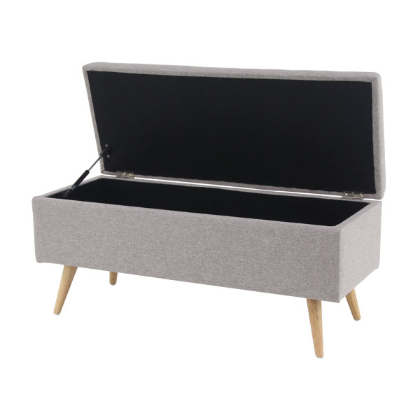 George Oliver Padillo Upholstered Flip Top Storage Bench & Reviews ...