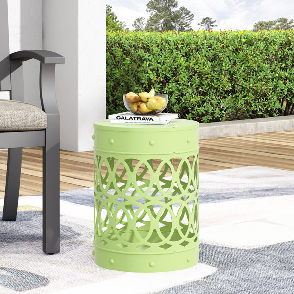 Outdoor-metal-side-table | Wayfair