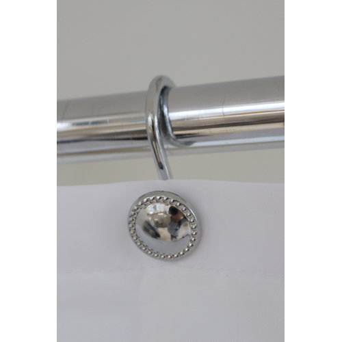 Splash Home Premium Button Shower Curtain Hooks & Reviews | Wayfair