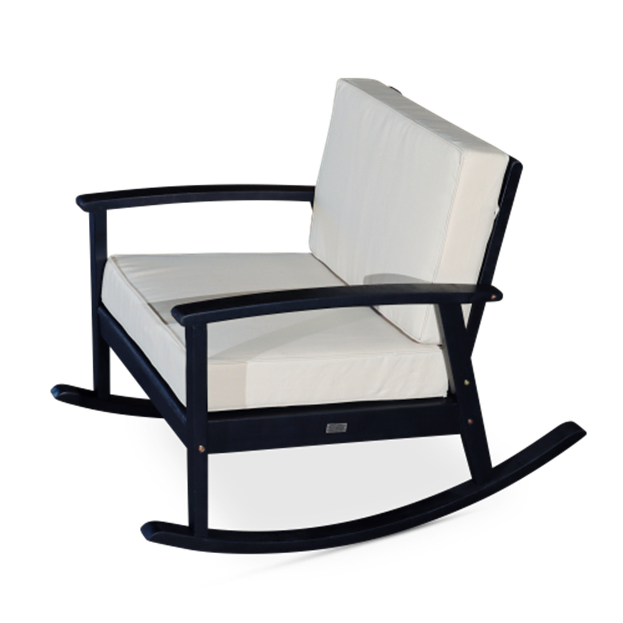 Corrigan Studio® Outdoor Kienna Rocking Solid Wood Chair | Wayfair