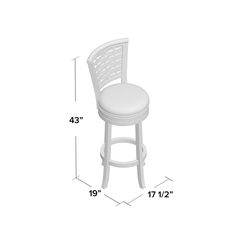 Bay Isle Home Lantz Swivel Bar & Counter Stool & Reviews | Wayfair