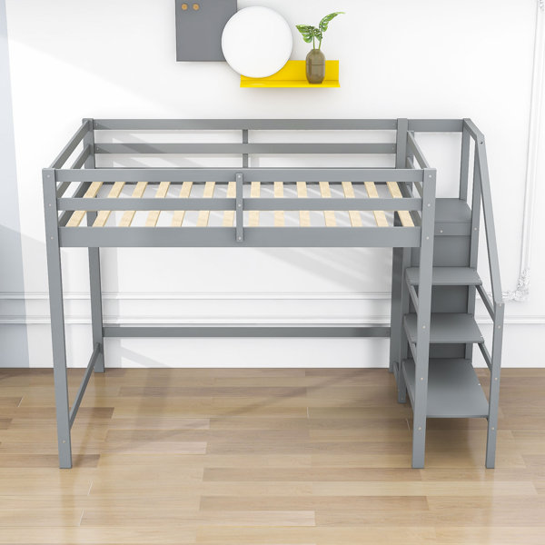Harriet Bee Fidana Full Loft Bed by Harriet Bee | Wayfair