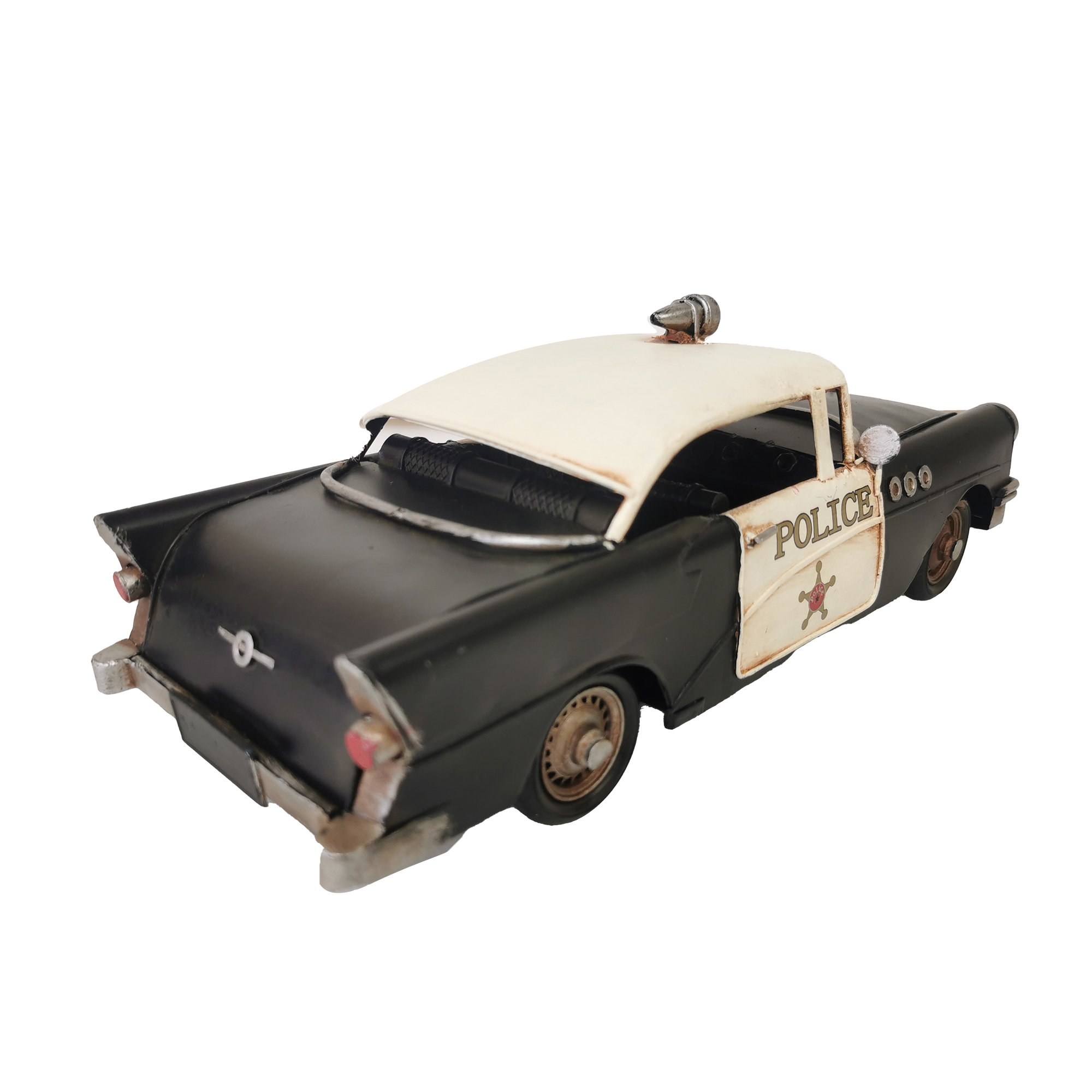 Williston Forge Vytis Metal Police Car Model | Wayfair