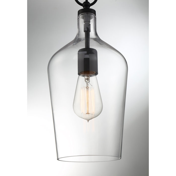 Charlton Home® Musgrove 1 - Light Single Pendant & Reviews | Wayfair