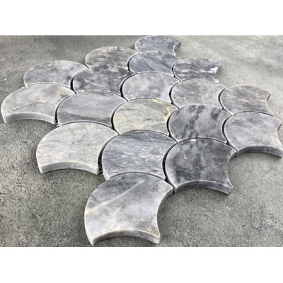 Miletos Stone Collection Marble Grid Mosaic Sheet Wall & Floor Tile ...