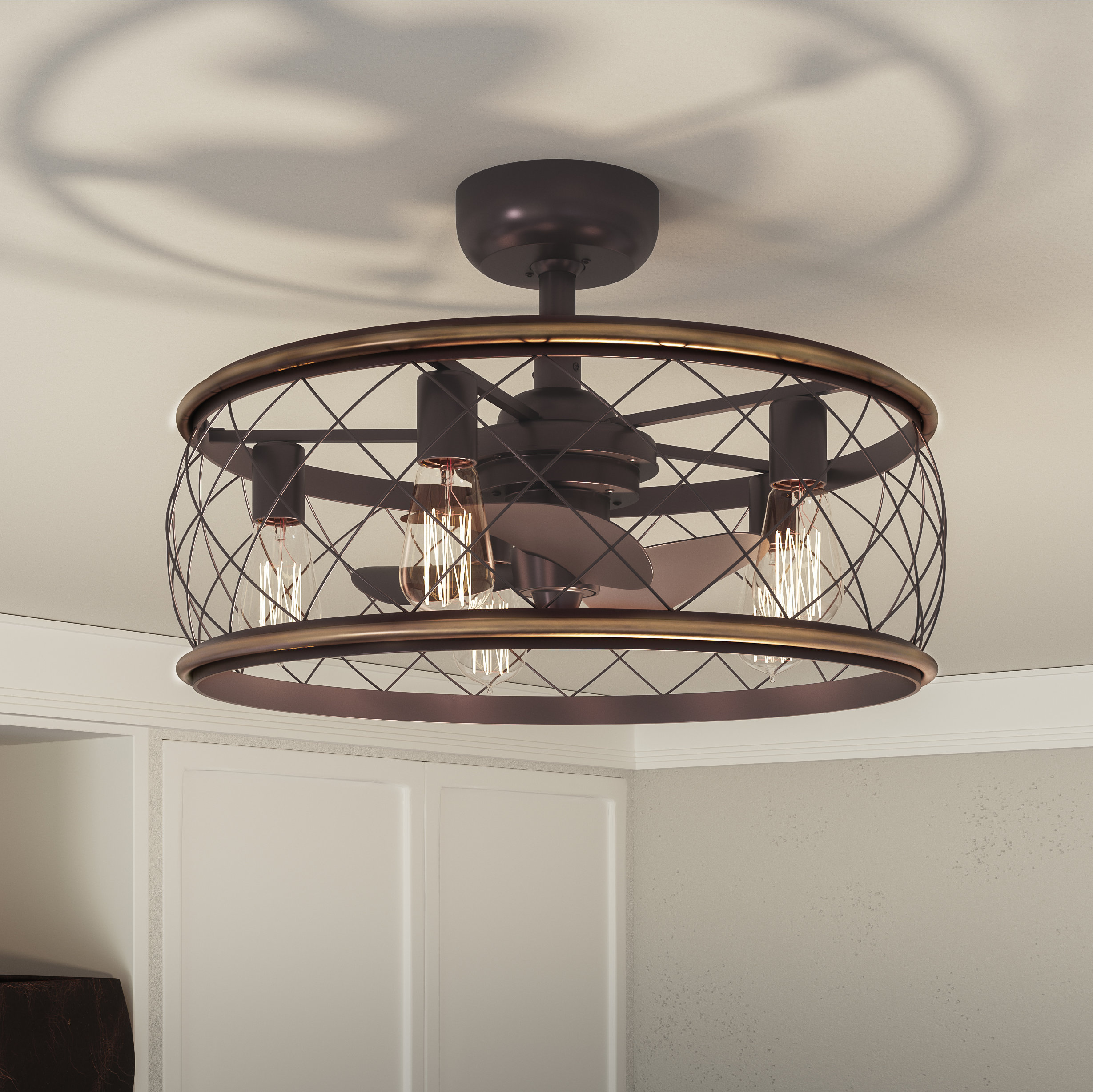 Trent Austin Design® Jonas 12'' Ceiling Fan with Light Kit & Reviews ...