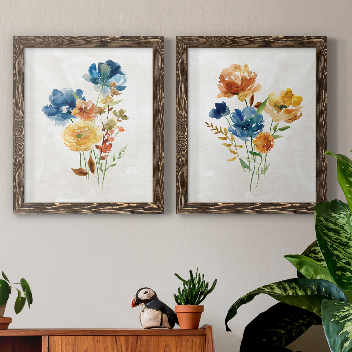 Winston Porter Summer Sprig I - 2 Piece Print | Wayfair