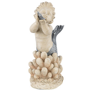 Design Toscano Merboy with Shell Garden Statue | Wayfair