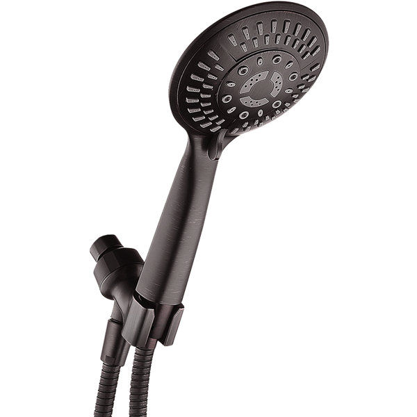Bright Showers 2.5 GPM High Pressure 9 Spray Settings Handheld Shower ...