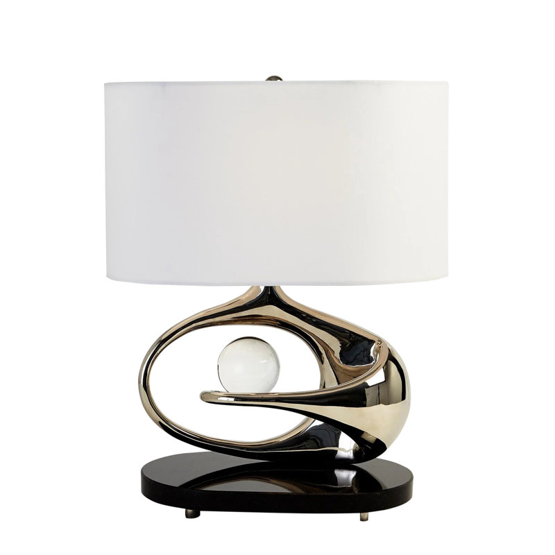 Global Views Orbit Lamp-Nickel | Perigold