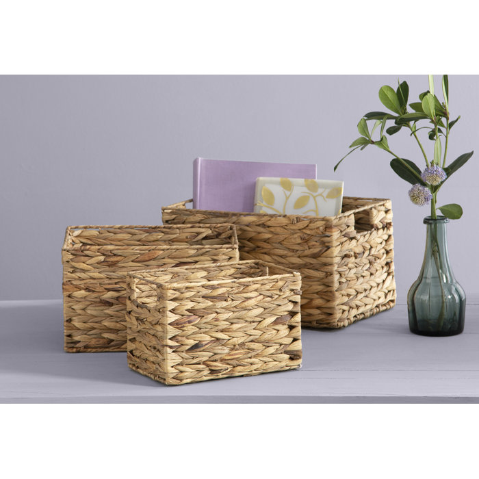 Bay Isle Home 3 Piece Wicker Basket Set & Reviews | Wayfair