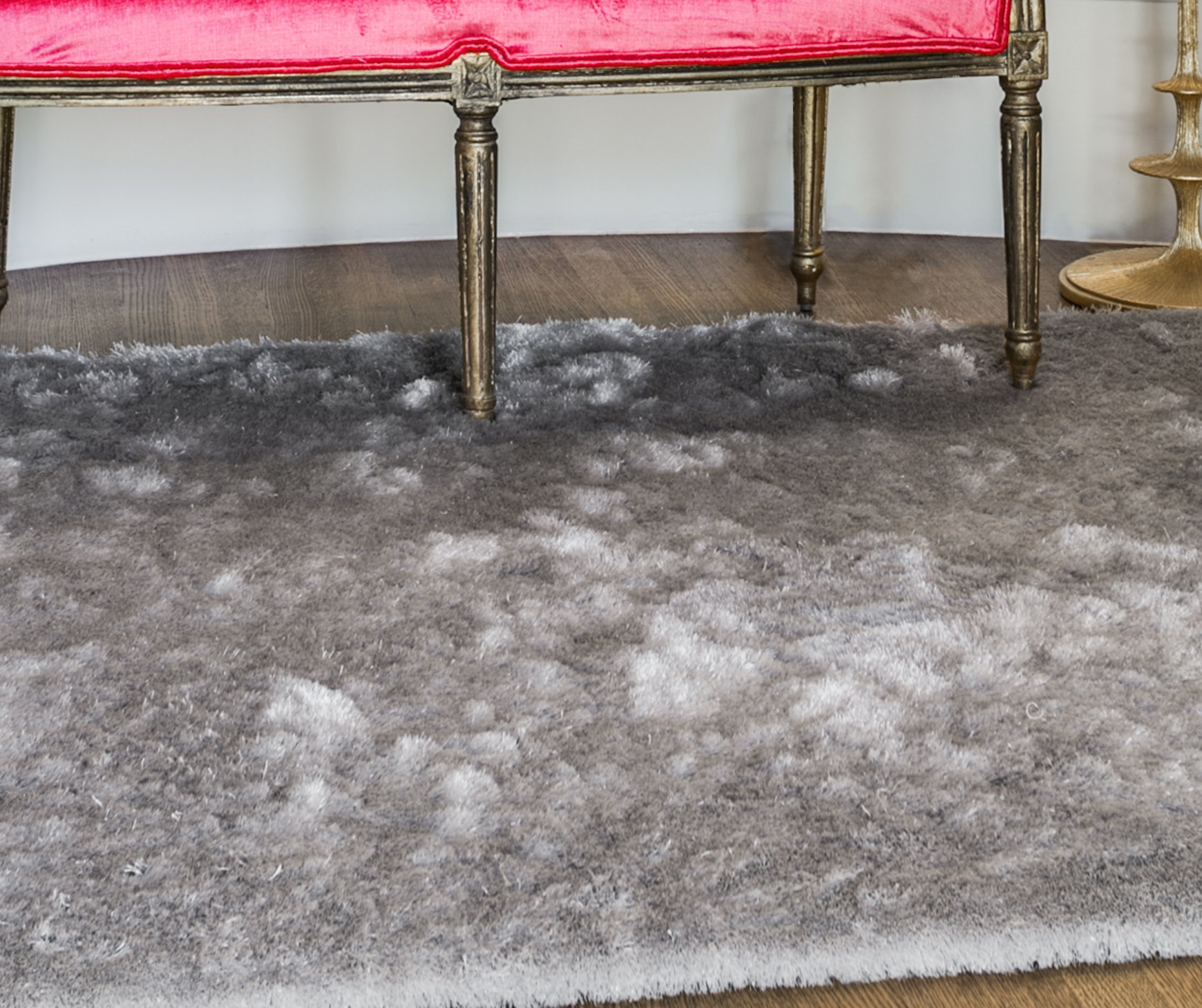 Everly Quinn Sighburgh Handmade Tufted Platinum Area Rug & Reviews ...