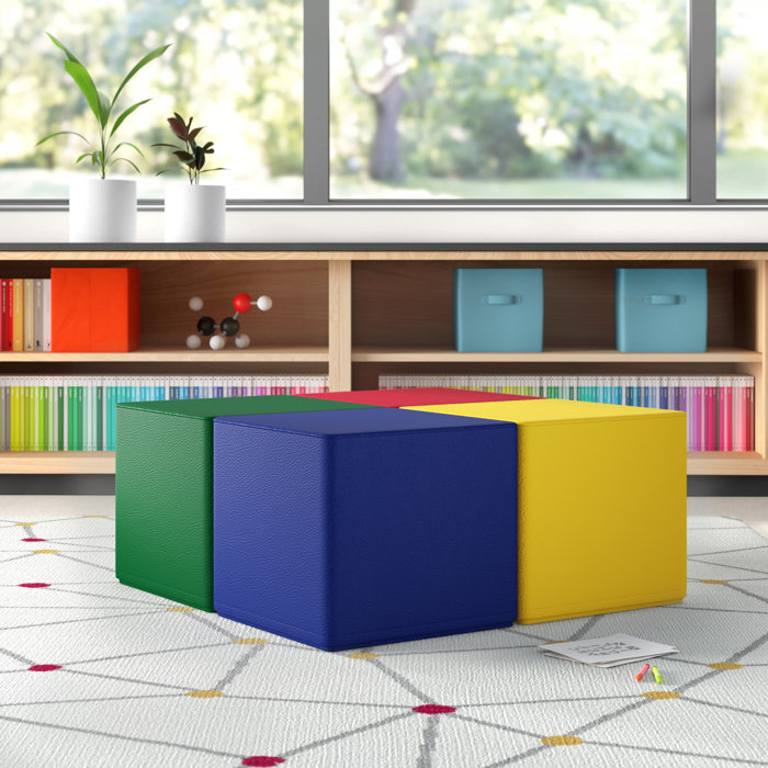 Factory Direct Partners SoftScape Cube 4 Piece Soft Seating & Reviews ...