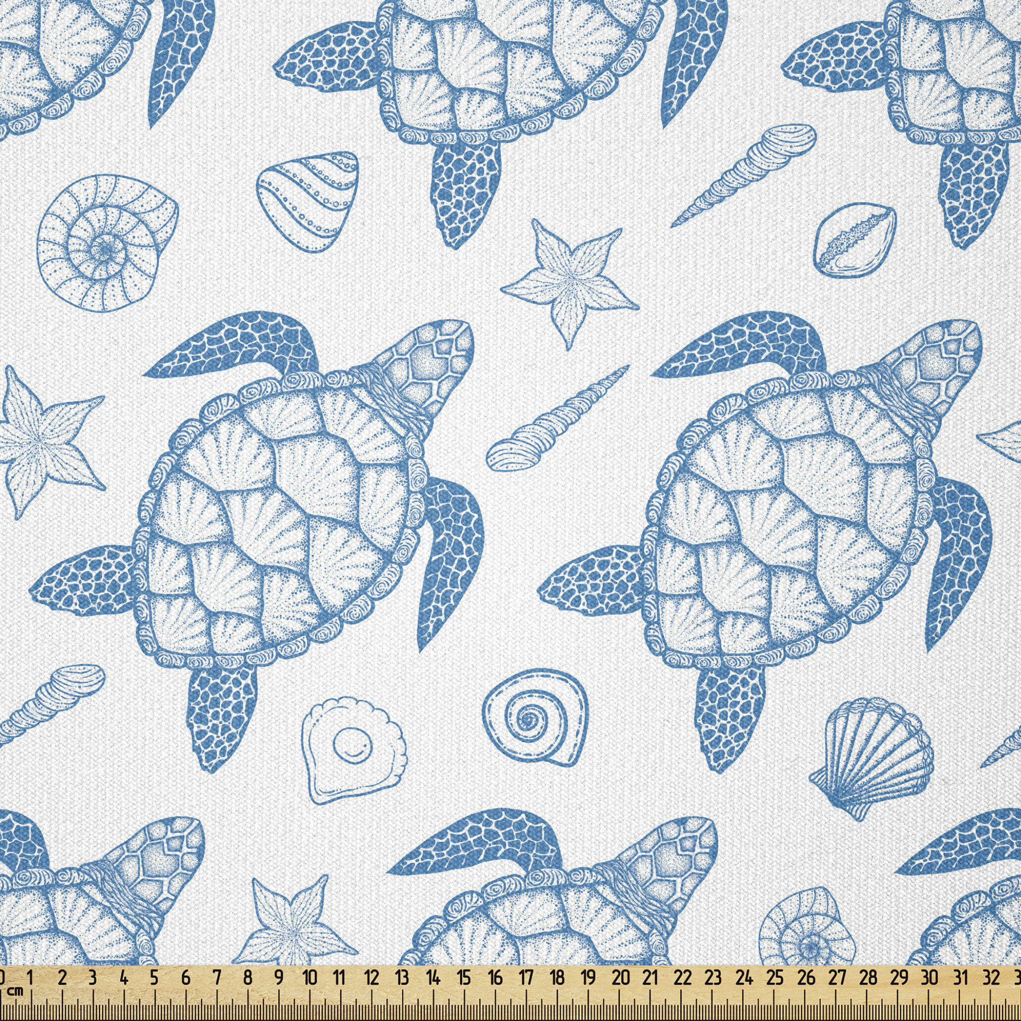 East Urban Home Turtle Fabric By The Yard, Subaquatic Animals ...