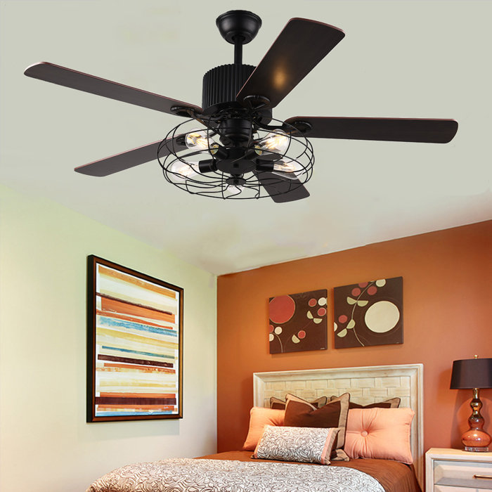 Williston Forge Lauder 52'' Ceiling Fan with Light Kit & Reviews | Wayfair