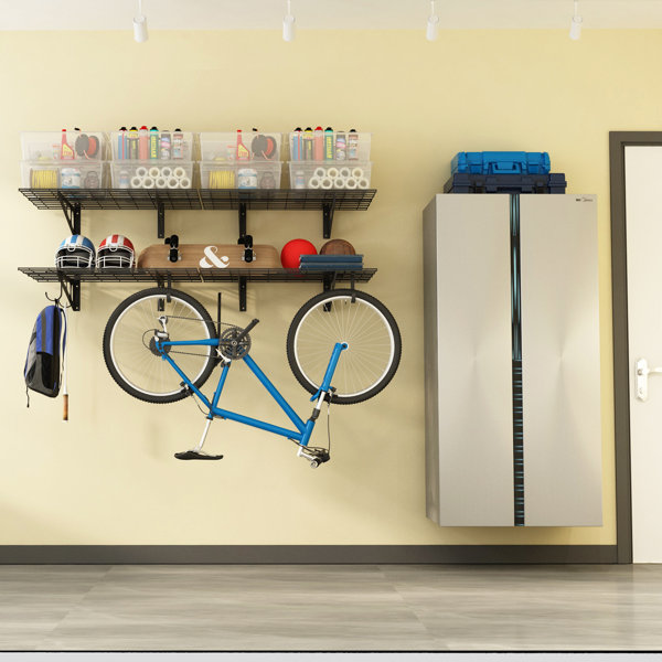 WFX Utility™ Wall Mounted Garage Storage Shelves & Reviews | Wayfair