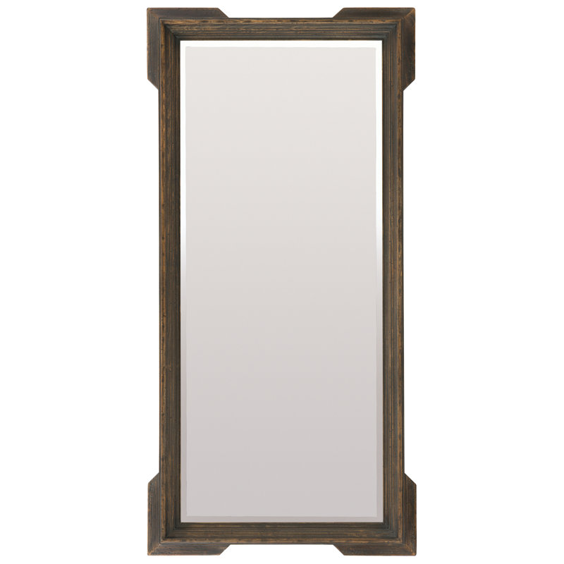 Hooker Furniture Hill Country Rectangle Solid Wood Floor Mirror | Wayfair
